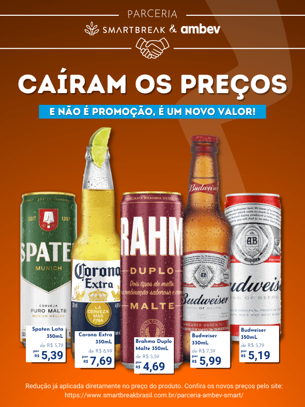 Cervejas mais baratas no mercadinho - Smart Break